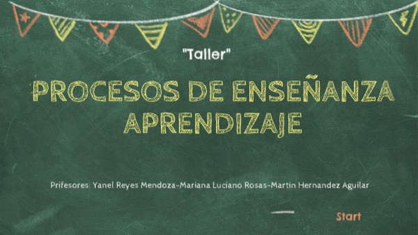 procesos de enseñanza aprendizaje | Genially