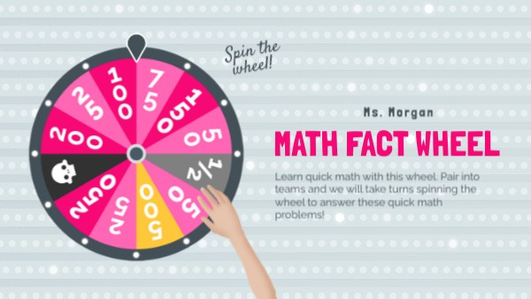 Math Fact Wheel | Genially