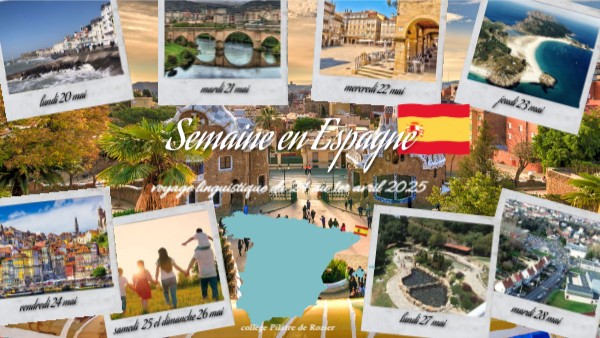 Semaine à Barcelone Espagne 2025 | Genially