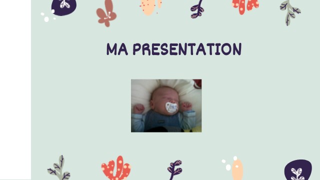 MA PRESENTATION | Genially