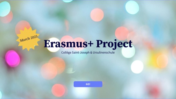 Erasmus+ Project | Genially