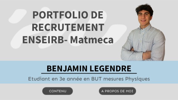 PORTFOLIO DE RECRUTEMENT ENSEIRB-Matmeca | Genially