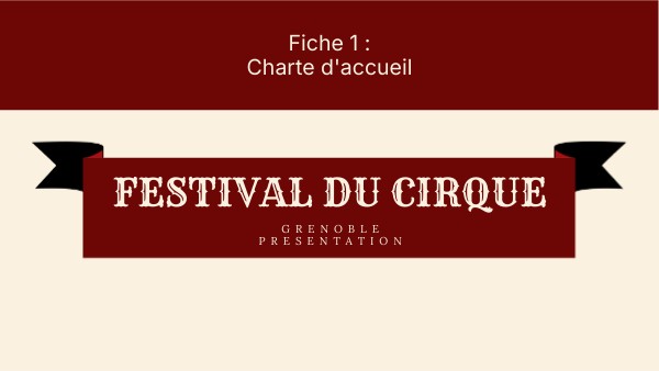 Fiche 1 : Charte d'accueil | Genially