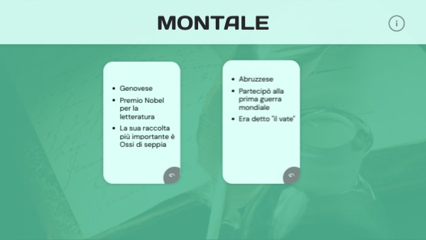 montale vs D'Annunzio | Genially