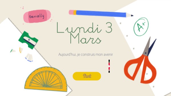 lundi 3 Mars 2025 | Genially