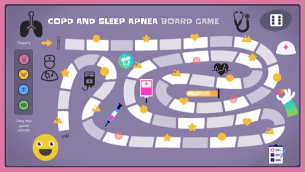 COPD and sleep apnea board game | Genially