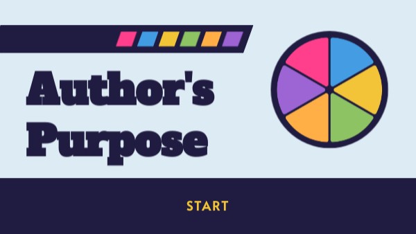 Author's Purpose | Genially