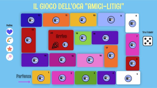 IL GIOCO DELL'OCA "AMICI-LITIGI" | Genially