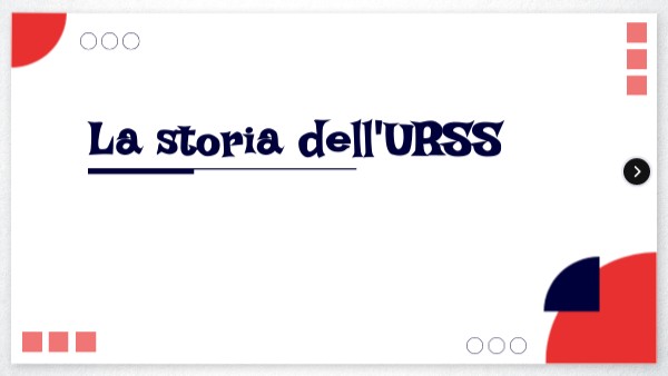 La storia dell'URSS | Genially