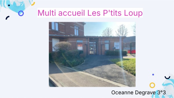 Multi accueil Les P'tits Loup | Genially