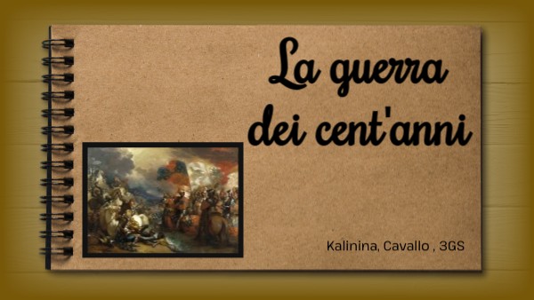 La guerra dei cent'anni | Genially