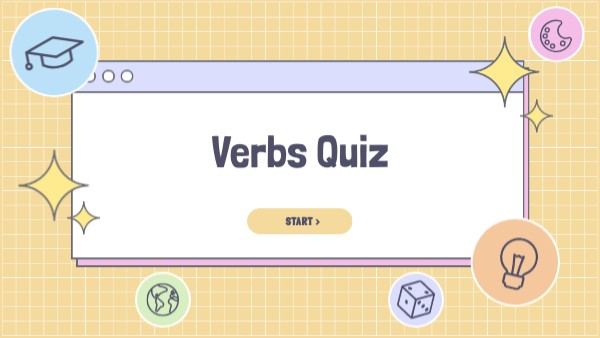 Verbs Quiz | Genially