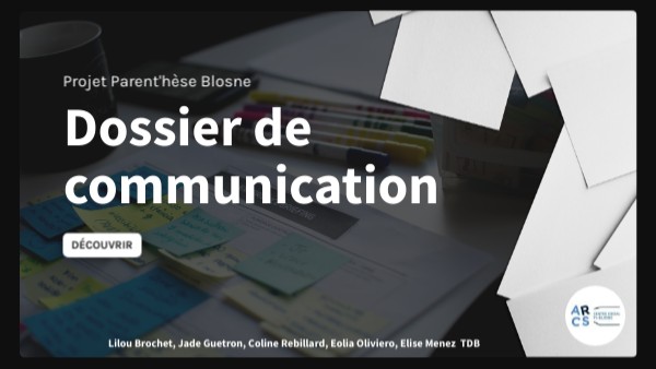 Dossier de communication | Genially