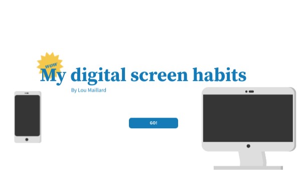 My digital screen habits | Genially