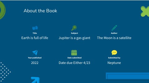 Book Presentation Template | Genially