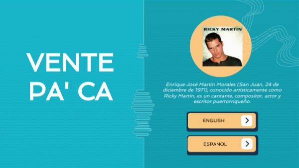 Vente Pa' Ca | Genially