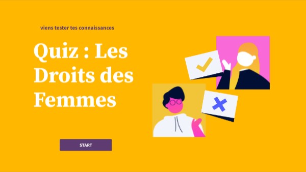 Quiz : Les Droits des Femmes | Genially