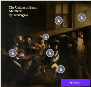 The Calling of Saint Matthew by Caravaggio | Genially