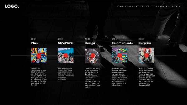 Data Vis Timeline | Genially