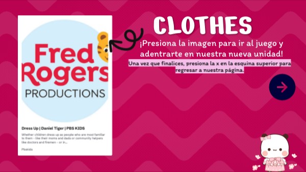INTRODUCCIÓN AL TEMA: CLOTHES | Genially