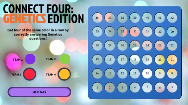 CONNECT FOUR: Genetics edition | Genially
