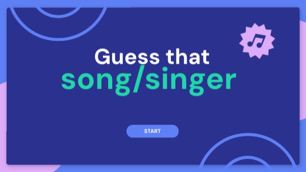 song/singer | Genially