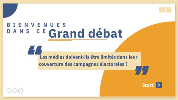 Grand débat | Genially