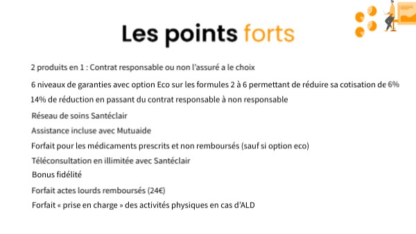 2 produits en 1 : Contrat responsable ou non l’assuré a le choix | Genially