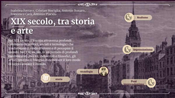 XIX secolo, tra storia e arte | Genially