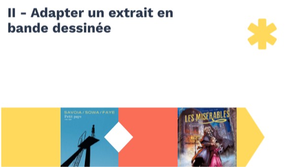 II - Adapter un extrait en bande dessinée | Genially