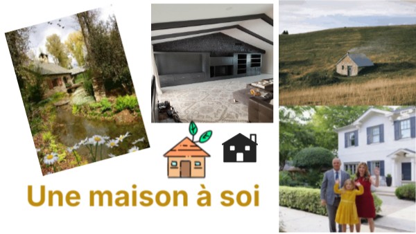 Une maison à soi | Genially