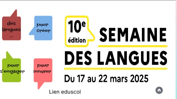 semaine des langues | Genially