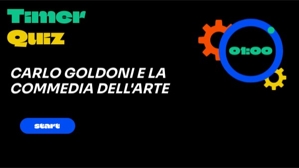 Carlo Goldoni e la Commedia dell'arte | Genially