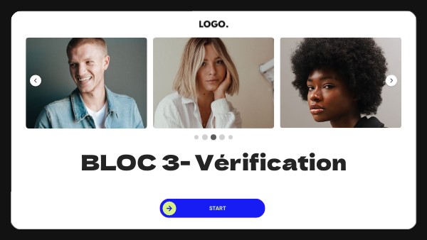 BLOC 3- Vérification | Genially