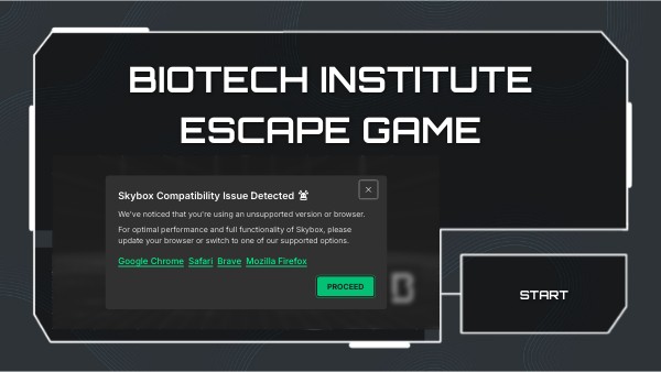 BIOTECH INSTITUTE ESCAPE GAME | Genially