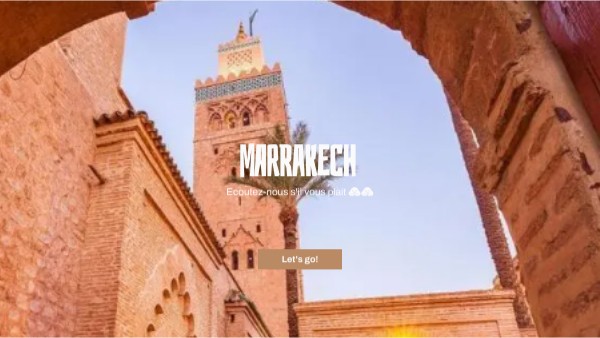 MARRAKECH | Genially