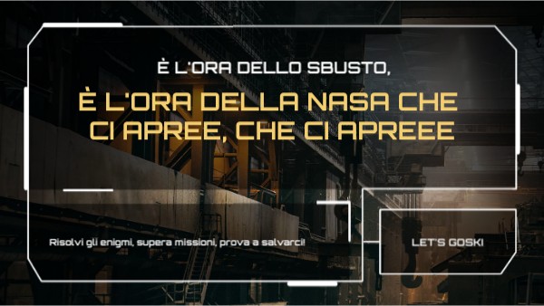 Escape math 1 Open to NASA | Genially