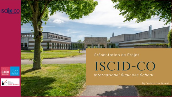 ISCID-CO - Projet | Genially