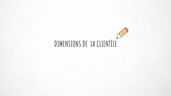 Dimensions de la clientèle | Genially