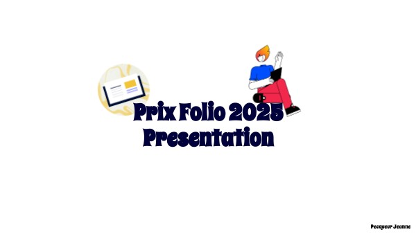 Prix Folio 2025 Presentation | Genially