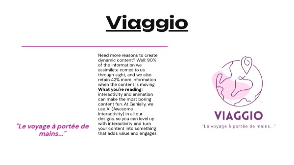 Viaggio | Genially