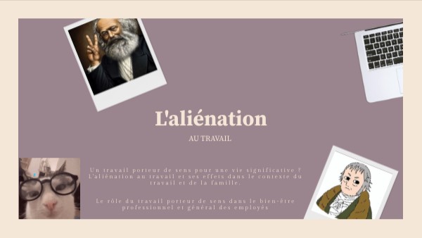 L'aliénation | Genially