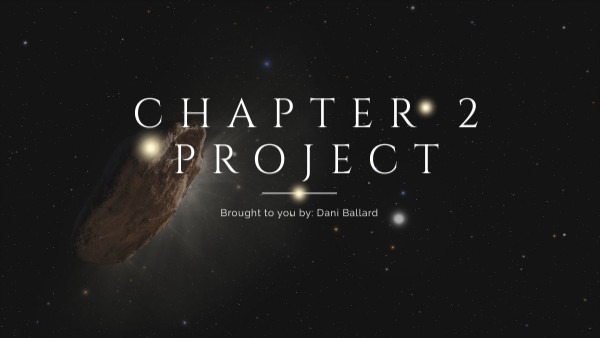 Chapter 2 project | Genially