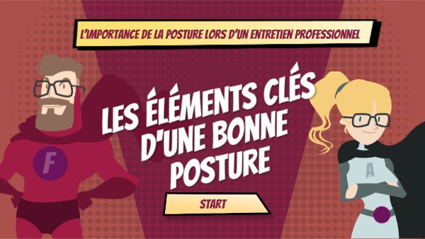 les éléments clés d'une bonne posture | Genially