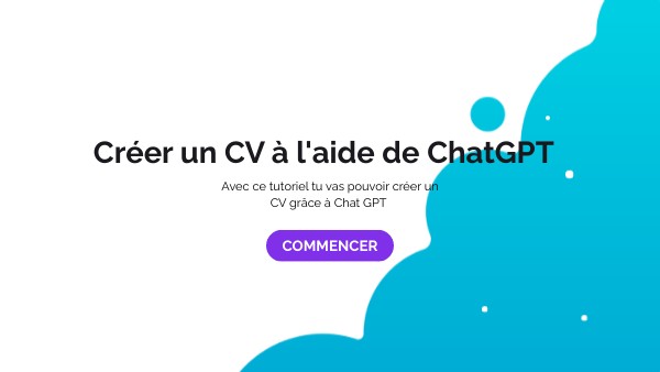 Créer un CV à l'aide de ChatGPT | Genially