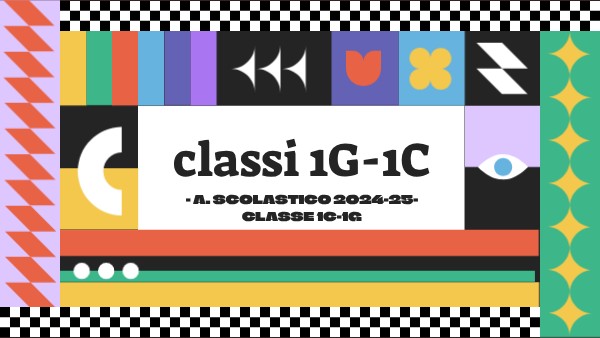 classi 1° 24-25 | Genially