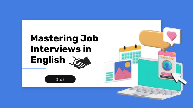 Mastering Job Interviews in English | Genially