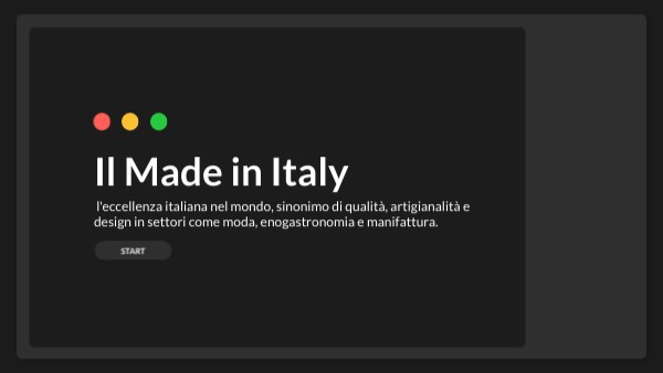Il Made in Italy | Genially