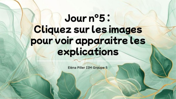 Jour n°5 | Genially