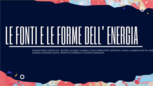 Fonti di energia | Genially